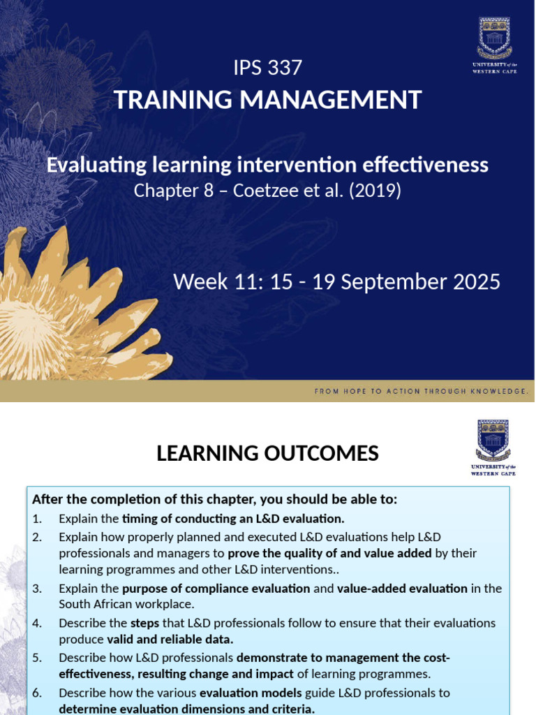 IPS 337 - Evaluating Learning Intervention Effectiveness | PDF ...