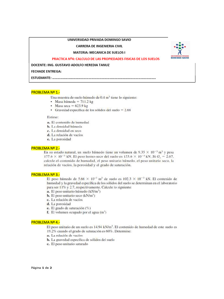 PRACTICA N4 | PDF | Mecánica | Cantidades fisicas