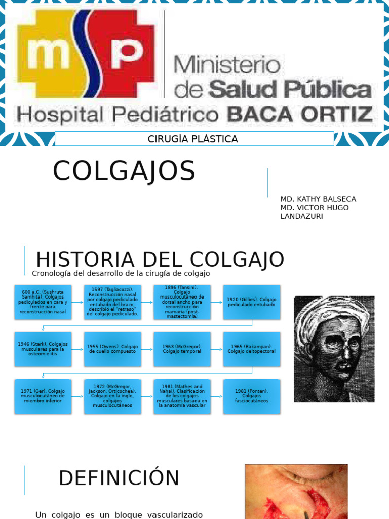 Historia y Clasificación de Colgajos Quirúrgicos | PDF | Vena | Artería