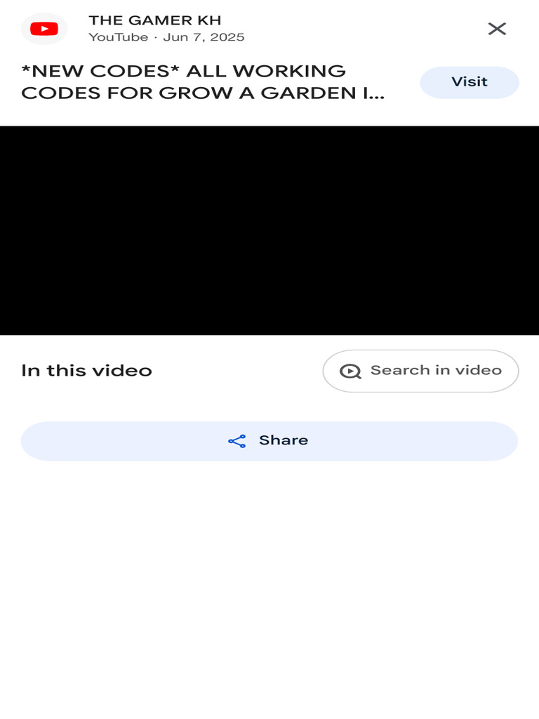 Grow A Garden Codes - Google Search | PDF