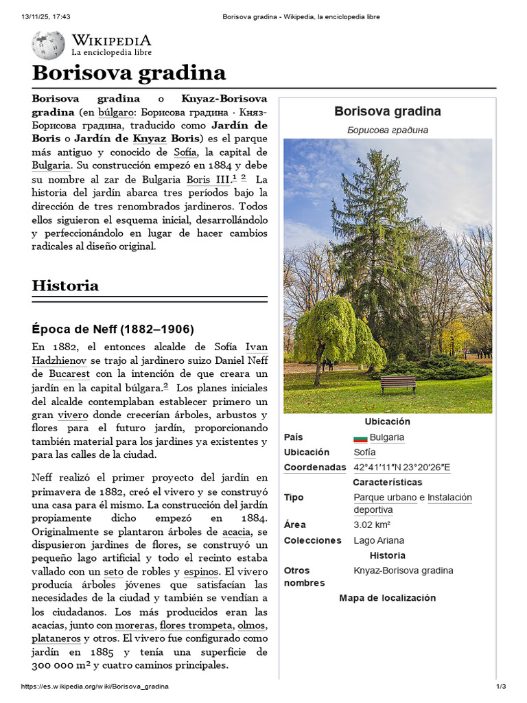 Borisova gradina | PDF | Botánica