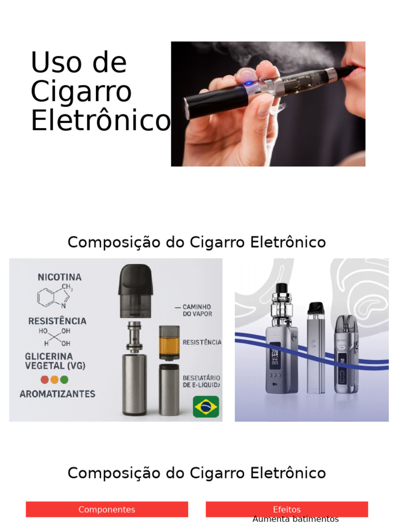 Oficial Uso de Cigarro Eletrônico | PDF | Cigarro eletrônico | Pulmão