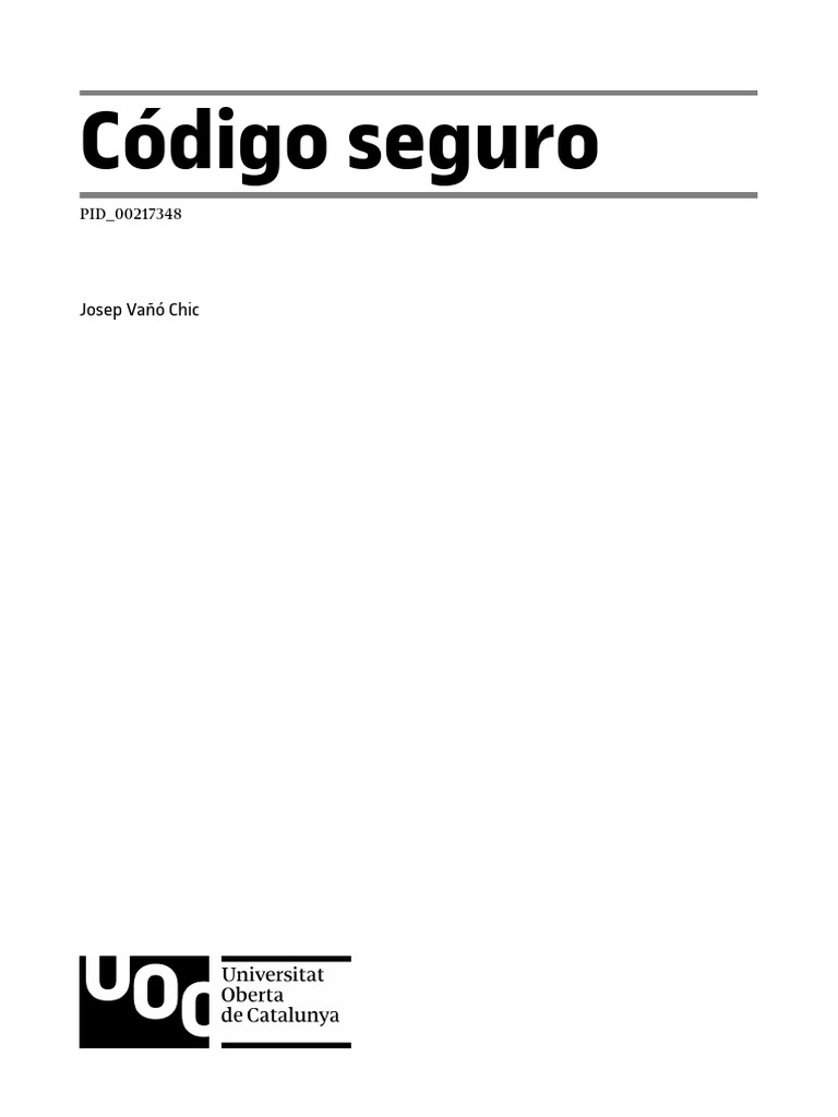 Vulnerabilidades en Código Seguro | PDF | Puntero (Programación de ...