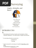 Surveying Angles and Directions Explained | PDF | Angle | Metrology