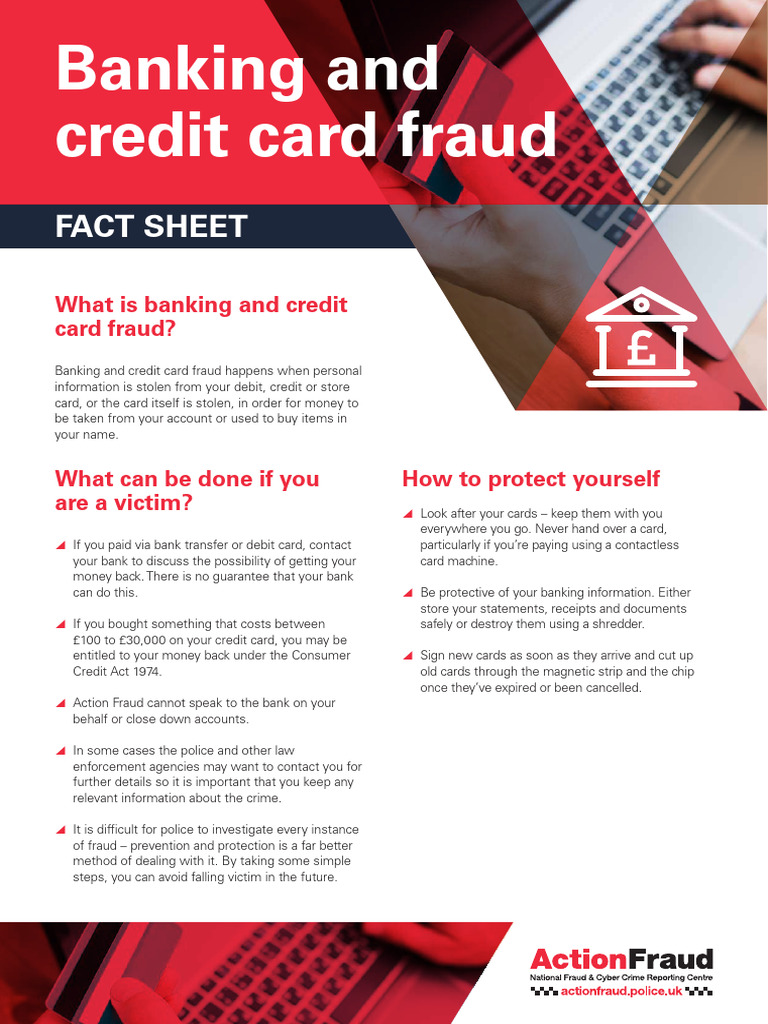 Banking and Credit Card Fraud Guide | PDF | Credit Card | Banks