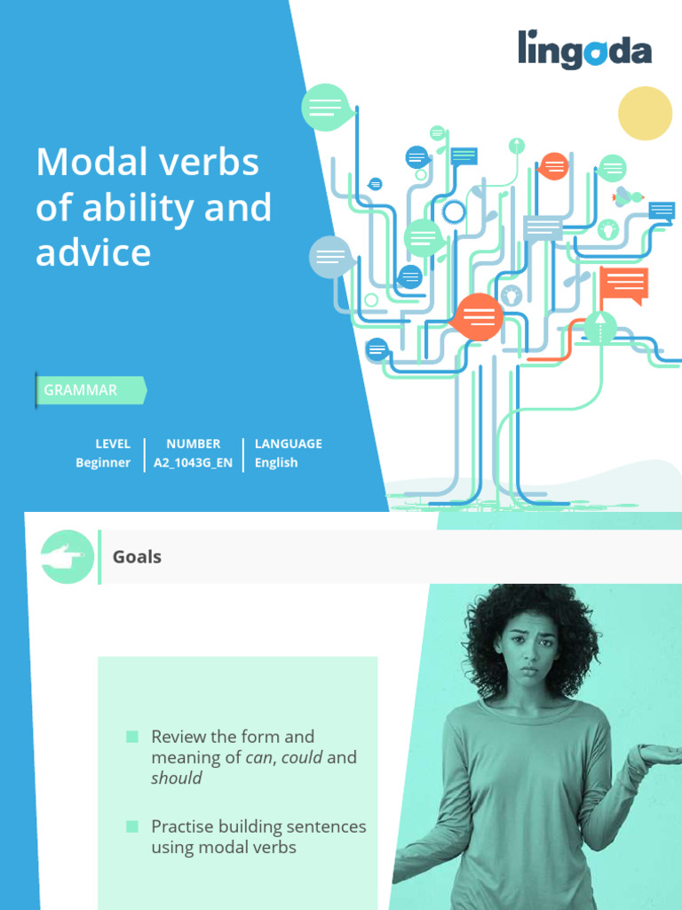 Modal Verbs: Ability and Advice Guide | PDF | Verb | English Language
