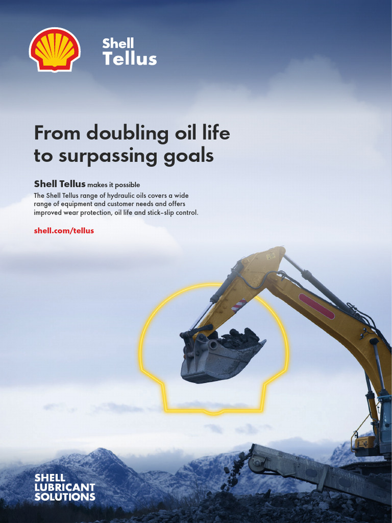 Shell Tellus Hydraulic Oils Overview | PDF | Pump | Lubricant