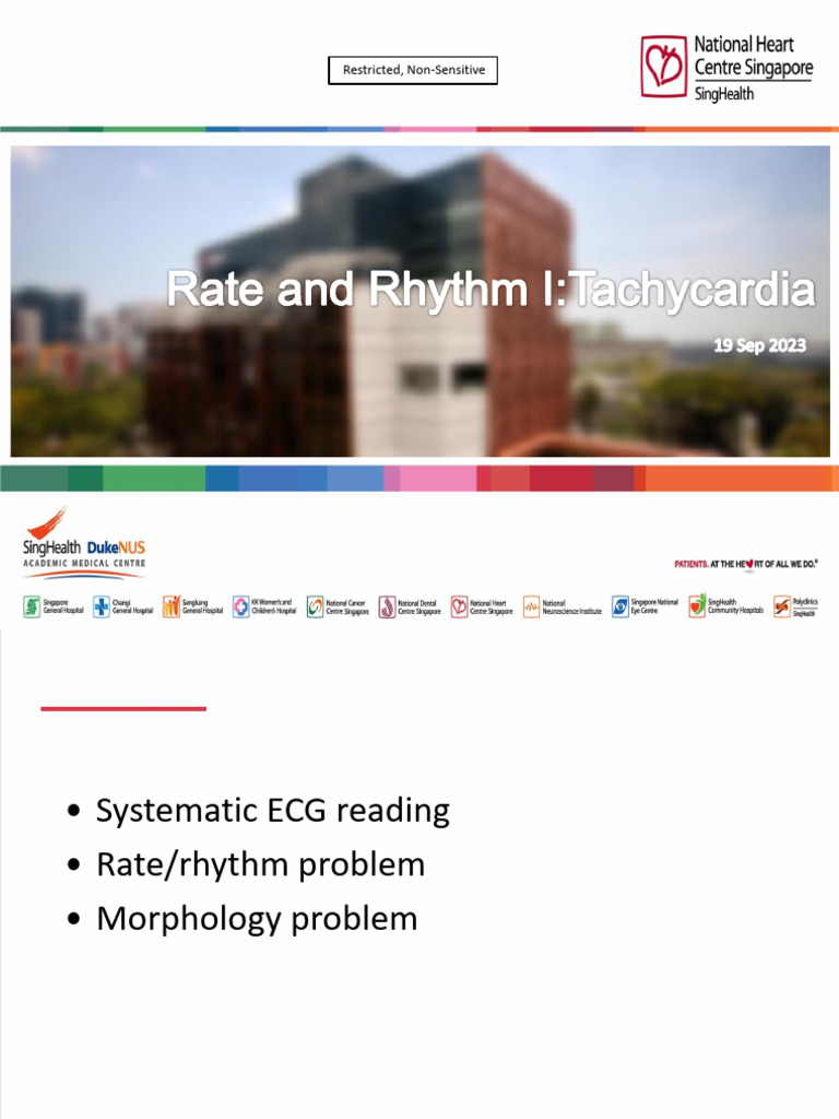 Care2.2 Tachycardia SM Scopy 2023 | PDF | Electrocardiography | Medical ...