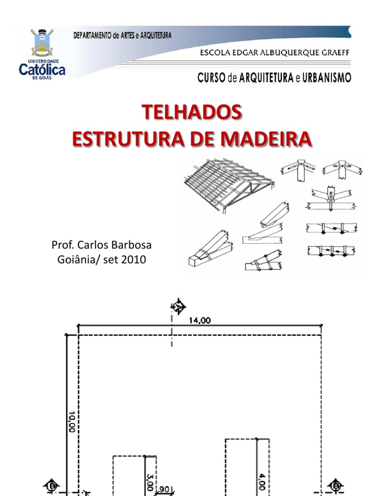 Apresentação Componentes de Telhados | PDF | Elementos arquitetônicos ...