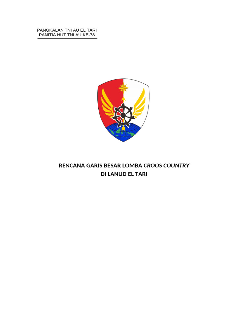 RGB Cross Country Lanud El Tari | PDF