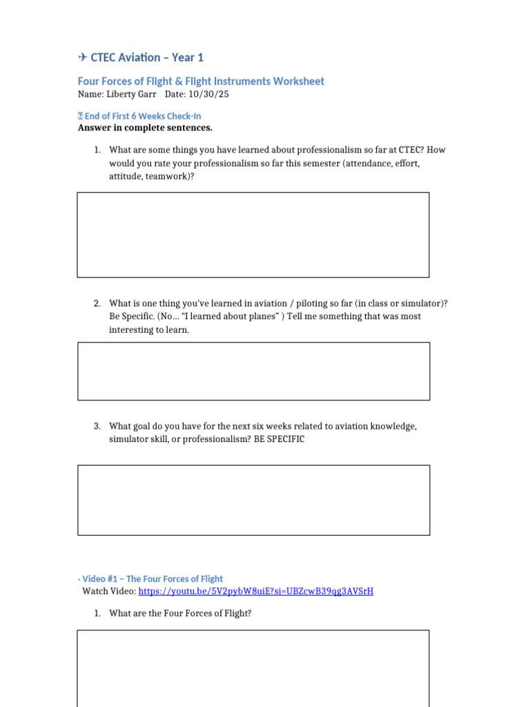 Liberty Garrison - CTEC Aviation Year1 Four Forces and Flight ...