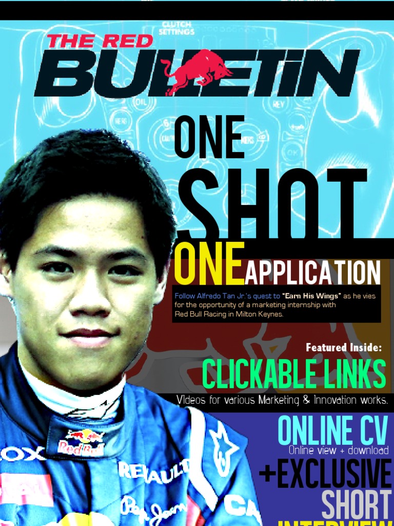 Red Bull Racing Internship Application | PDF | Marketing | Advertising