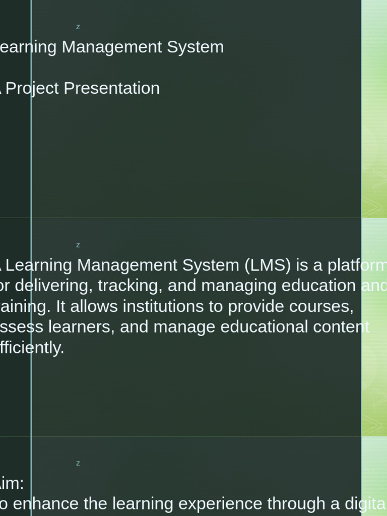 LMS Presentation Styled | PDF
