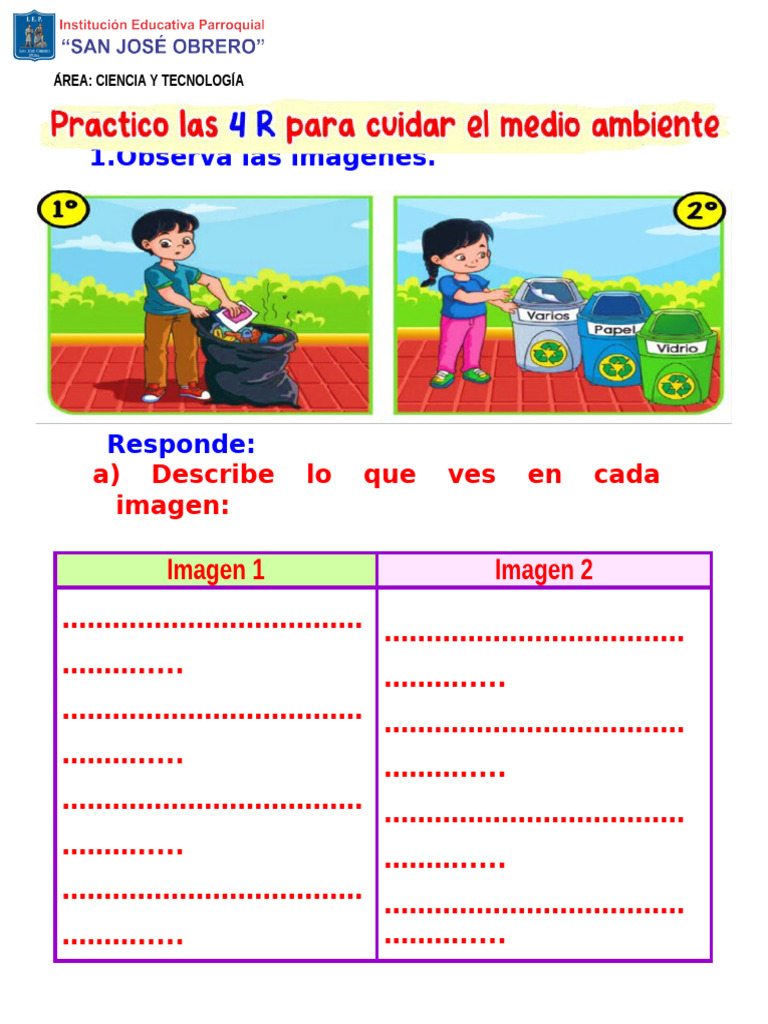 Practico Las 4R | PDF | Residuos | Reciclaje
