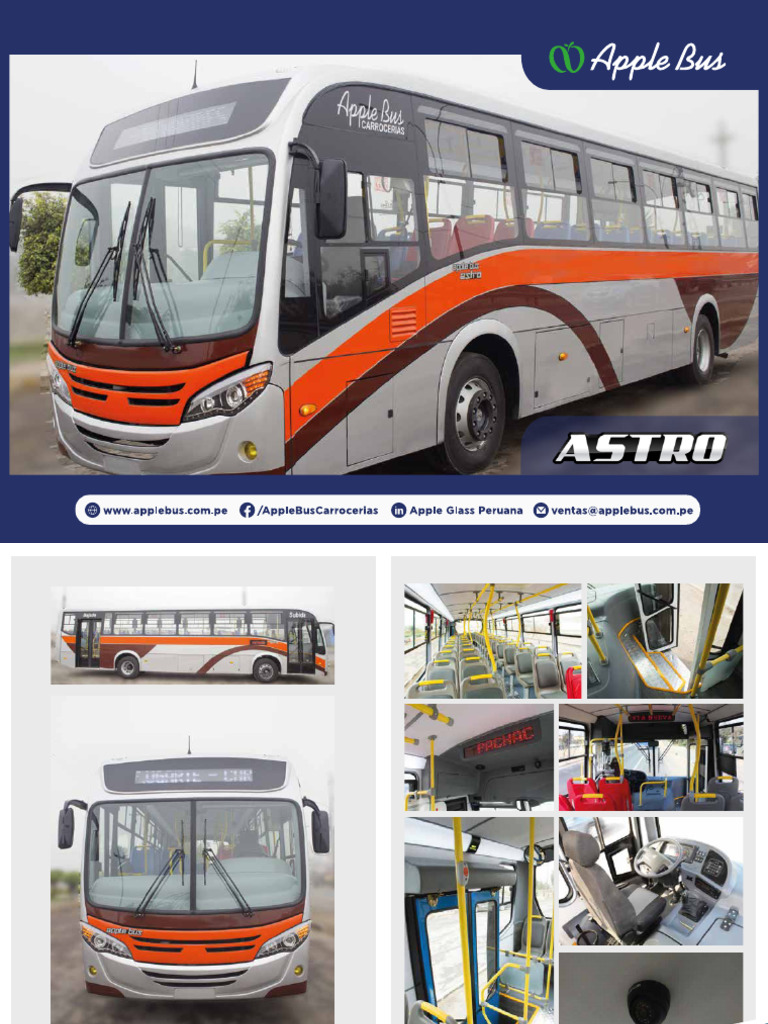 Catalogo-Apple Bus Astro-urbano | PDF | Vehículos | Estilos de carrocería