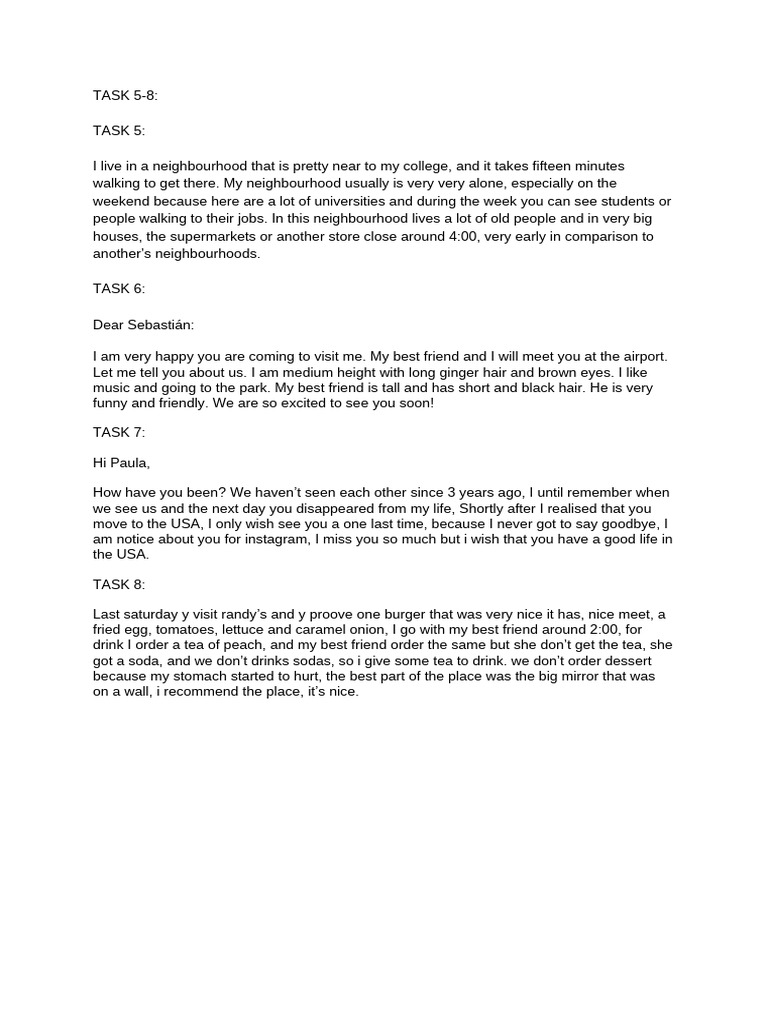 Task 5-8 | PDF
