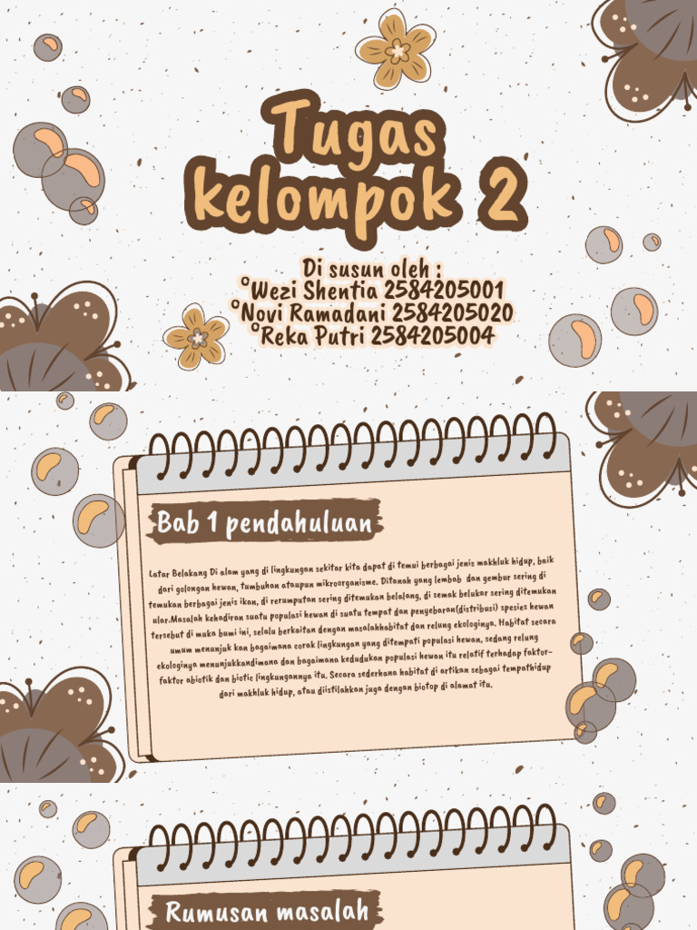 Pemahaman Habitat dan Relung Ekologi | PDF