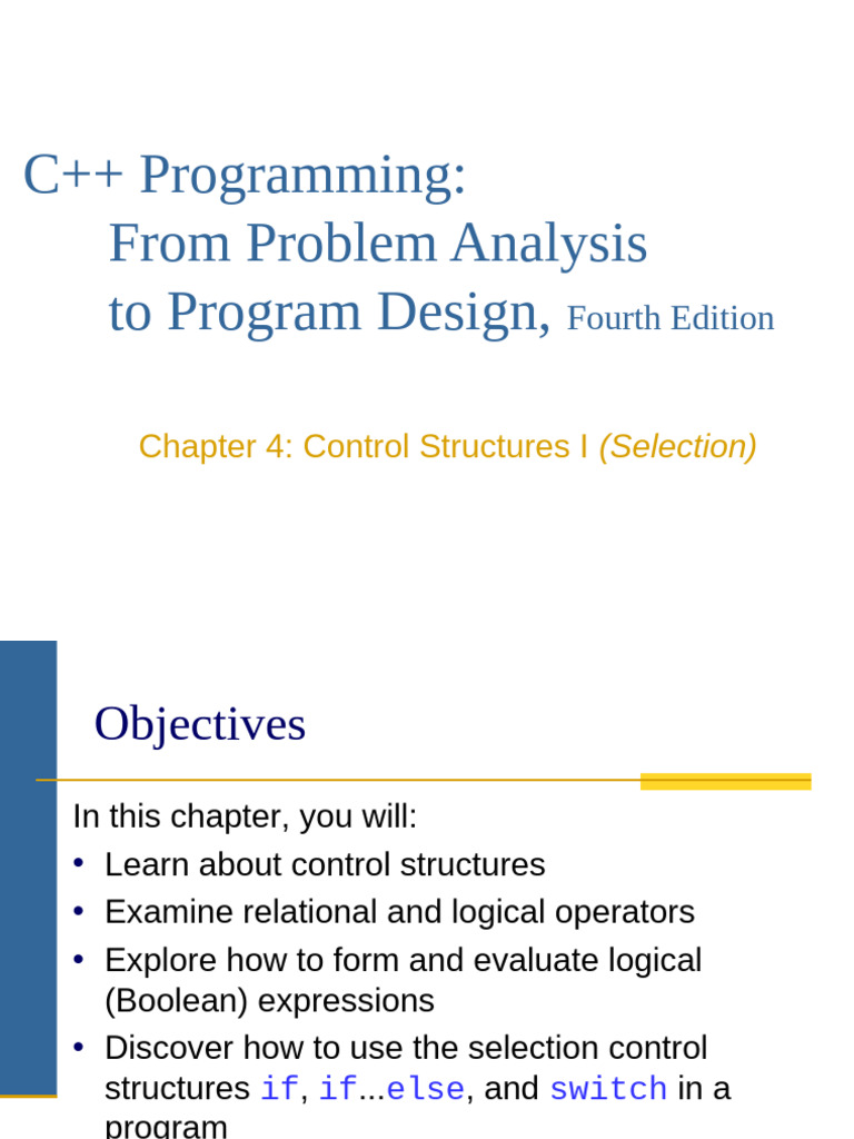 Chapter 03 | PDF | Boolean Data Type | Control Flow