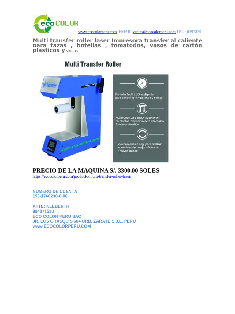Transfer Multi Uso | PDF