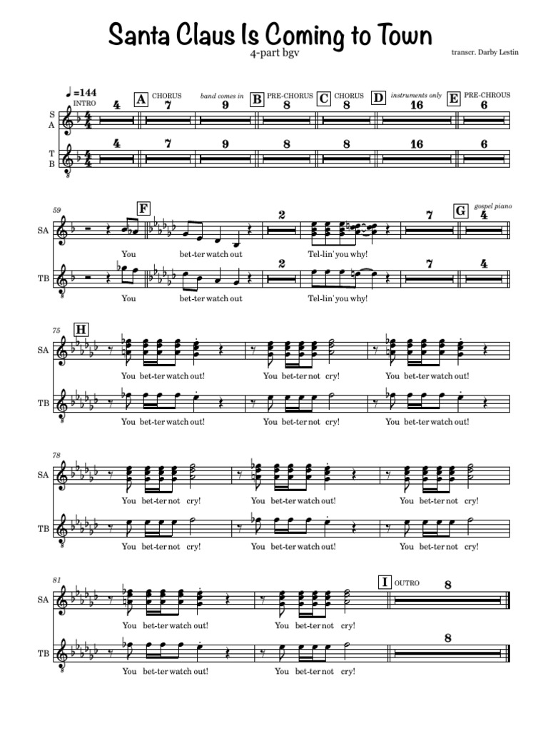 Santa Claus | PDF | Songs | Musical Forms