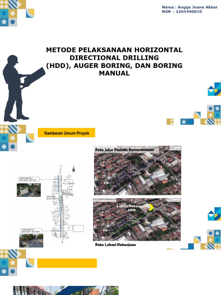 Perbandingan Metode HDD, Auger Boring, Boring Manual | PDF