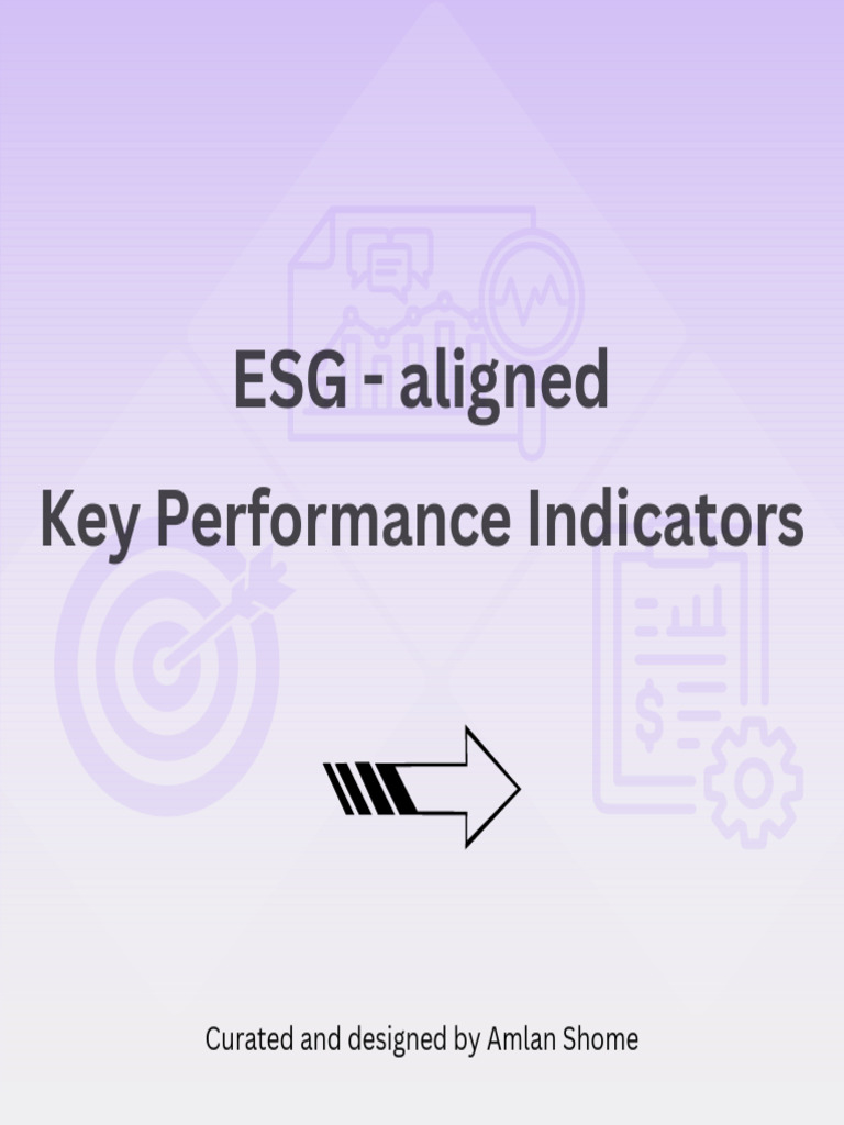 ESG Success - List of KPIs | PDF | Recycling | Waste