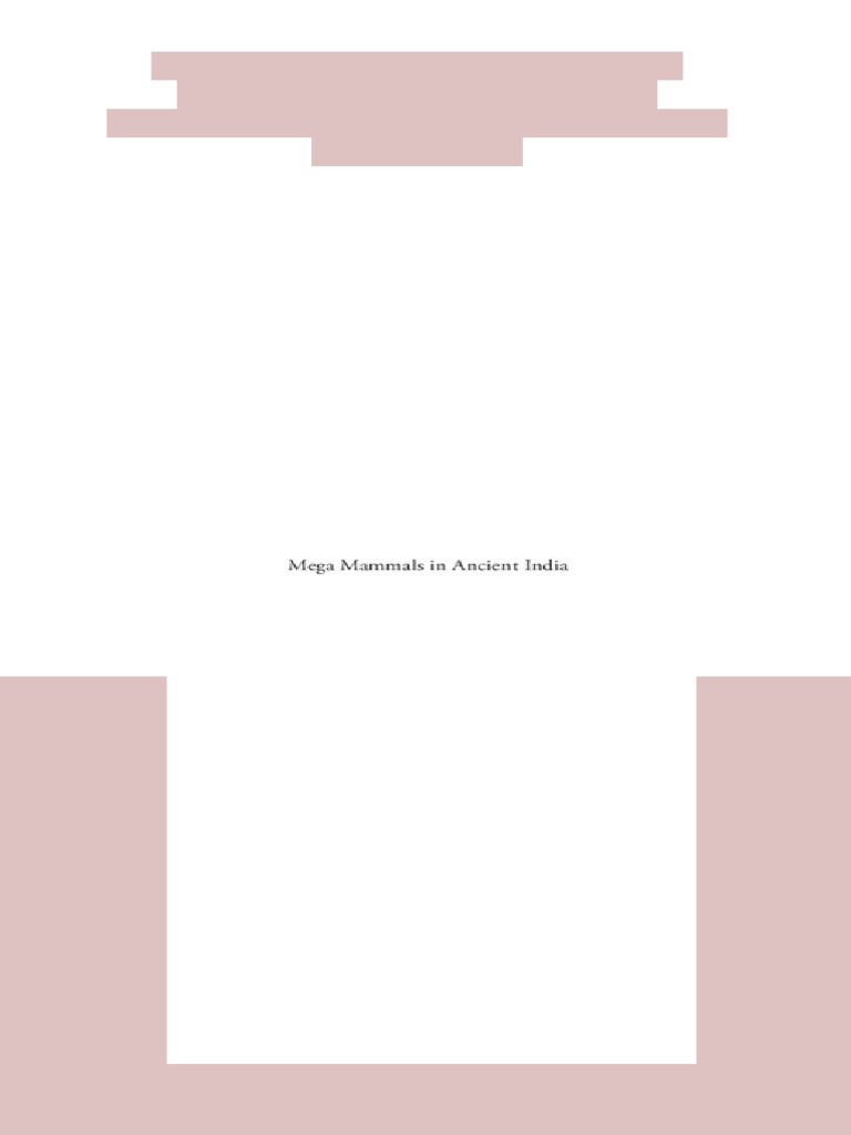 (Ebook) Mega Mammals in Ancient India: Rhinos, Tigers, and Elephants by ...