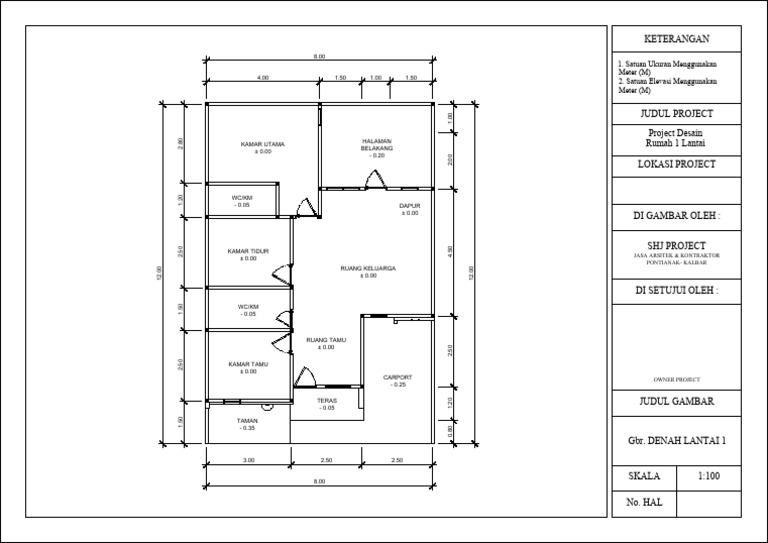Denah Komplek Perumahan Rev.4-1 | PDF