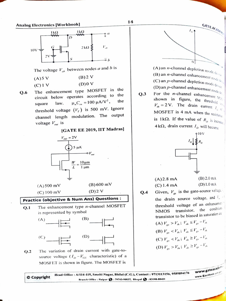 mos 2 | PDF | Mosfet | Field Effect Transistor