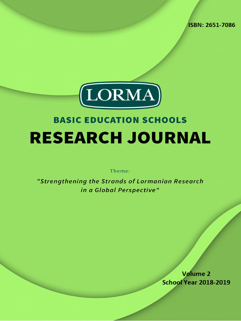 Basic Education Research Journal 2018-2019 | PDF | Qualitative Research ...