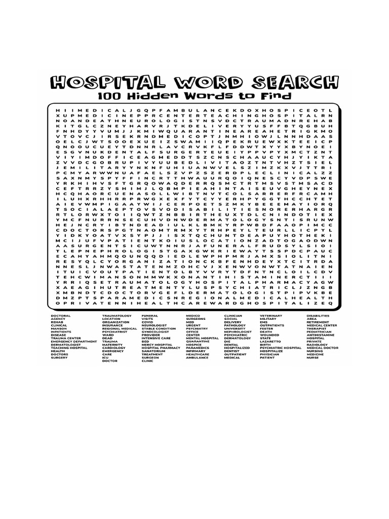 Free Printable Hard 100 Word Word Searchn 11748.Jpg | PDF