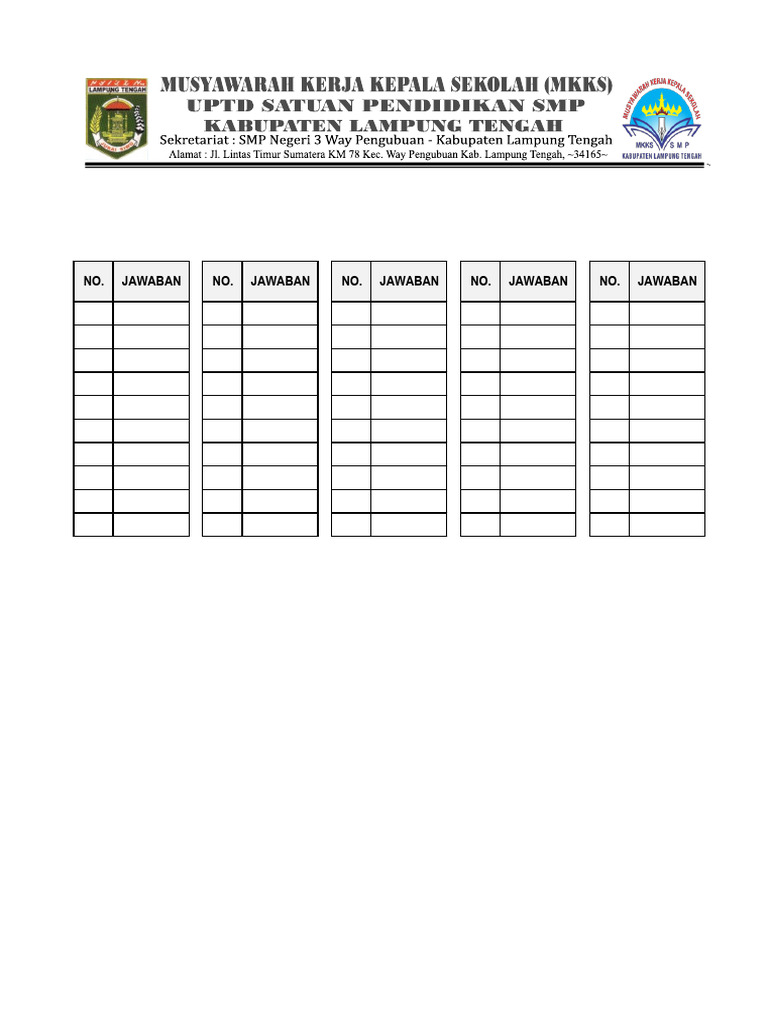 3 Kunci Jawaban Sas - Bahasa Indonesia | PDF