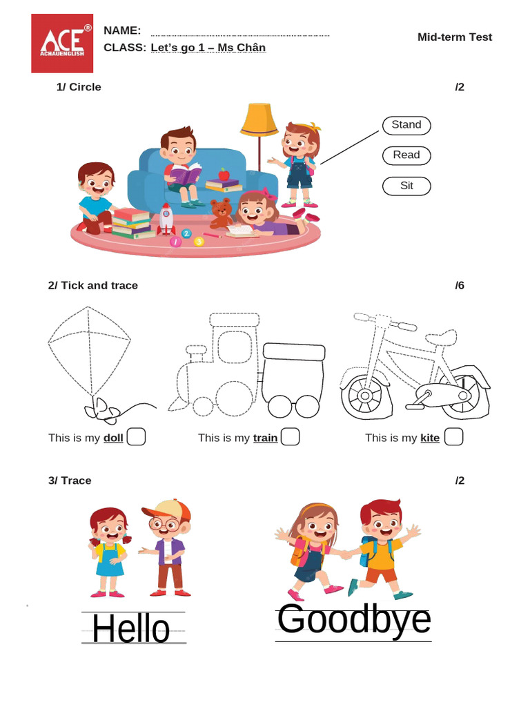 Mid Term Let's Go 1 | PDF