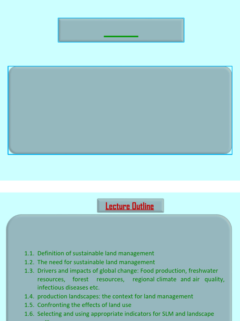 Text-A1.-Sustainable-Land-Resource-Management | PDF | Agriculture ...