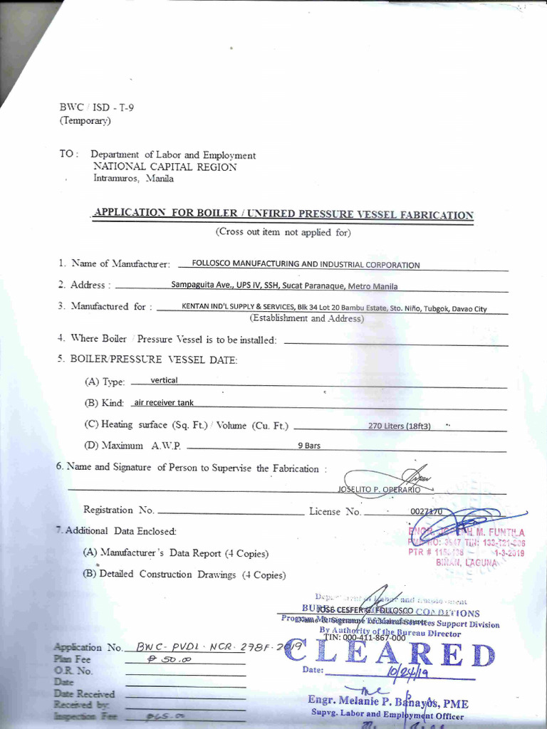 Sample Bls Certificate0001 | PDF