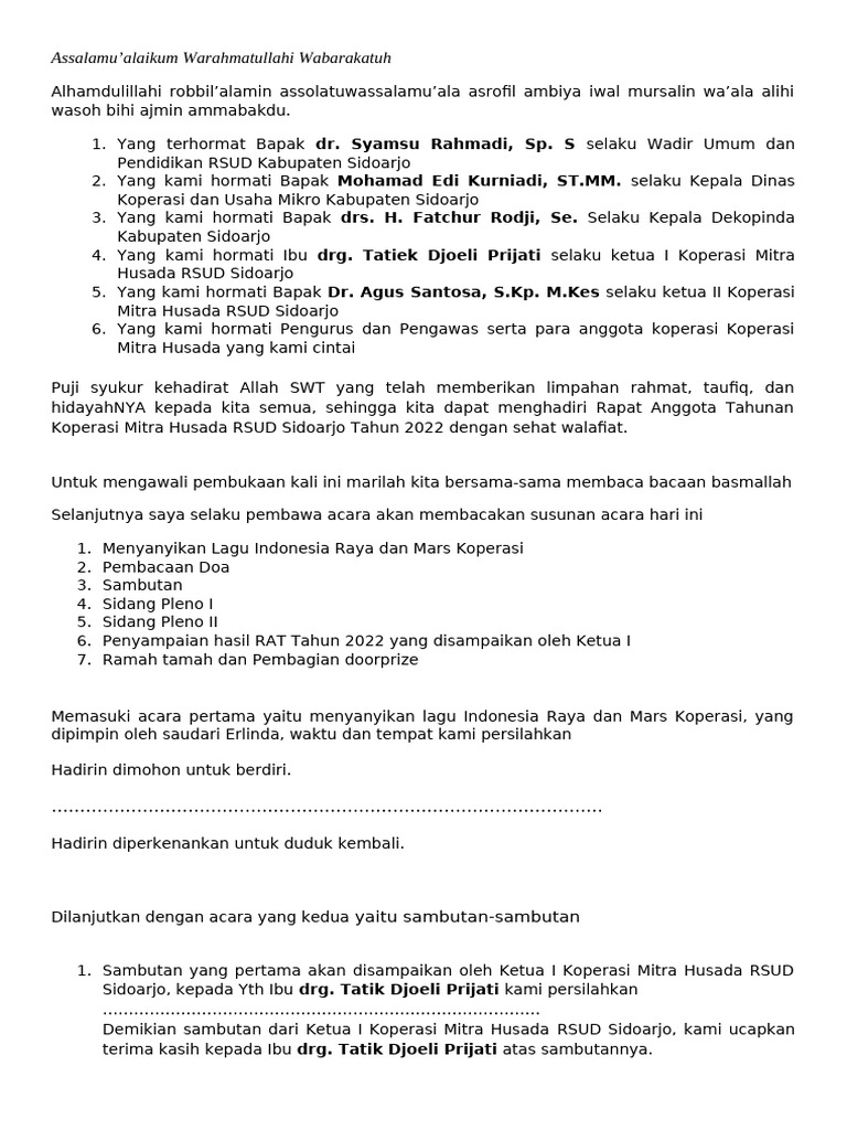 Teks Mc Revisi | PDF