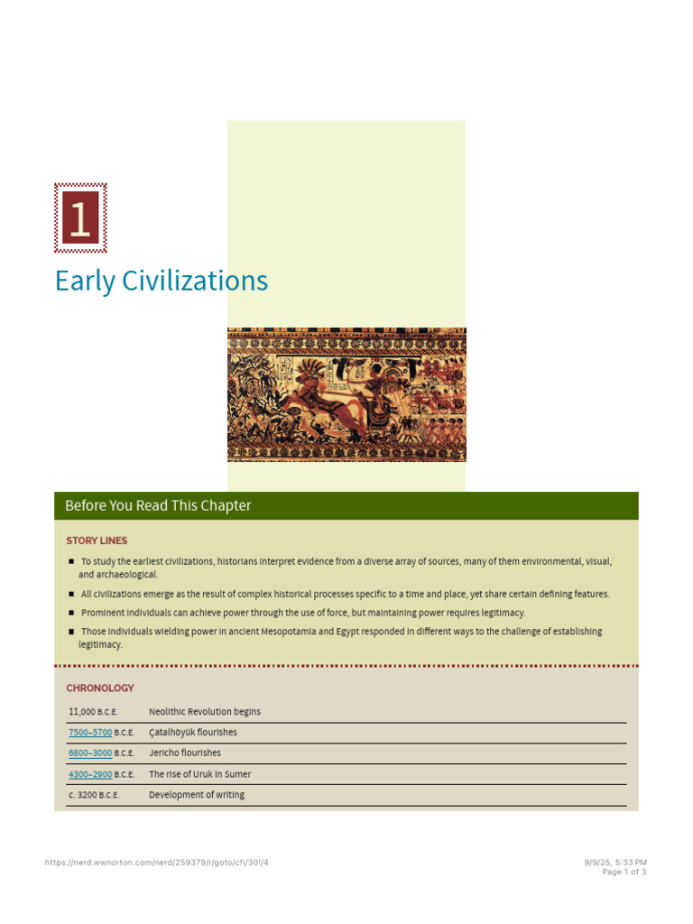 Western Civilizations Pdf Sumer Ancient Egypt