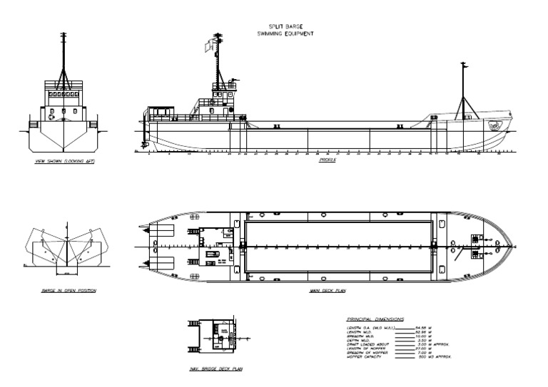 Split Barge Model | PDF