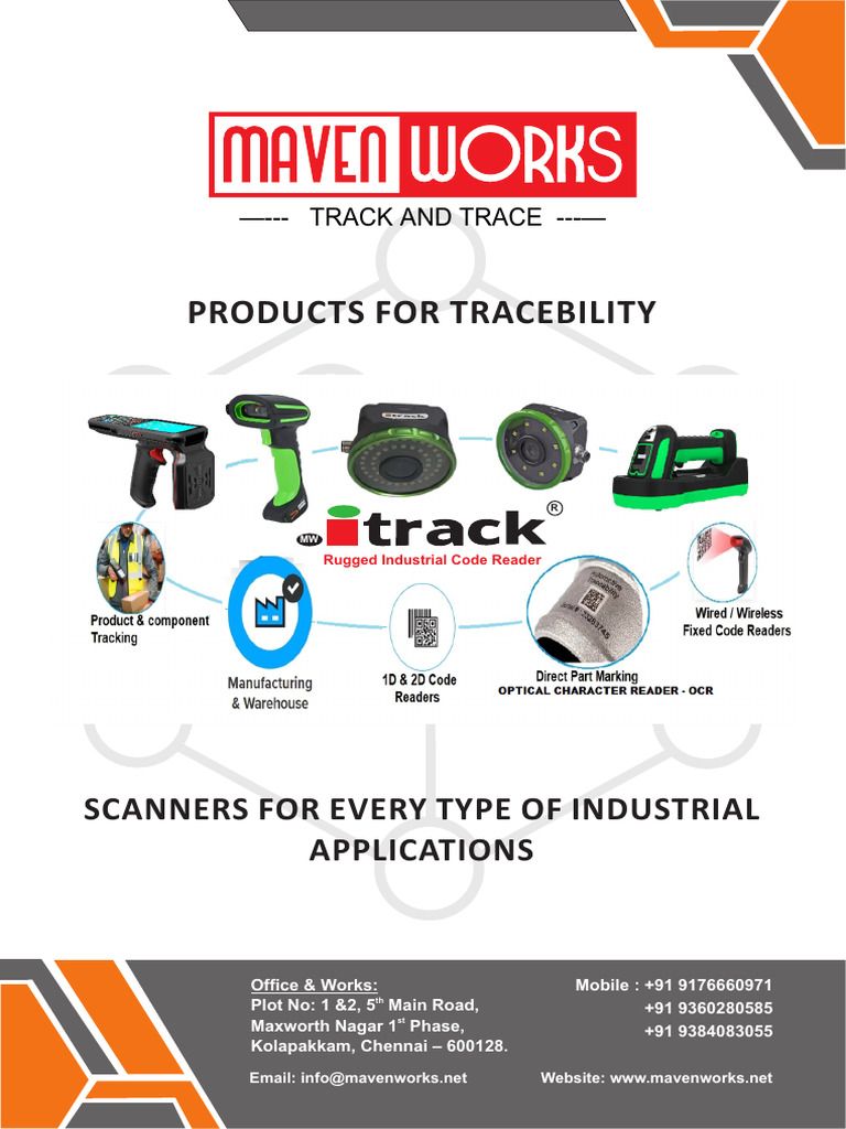 main-catalogue-maven-works-itrack-code-reader-mv0DXGO2nvHRr9jq | PDF | Image Scanner | Optical ...
