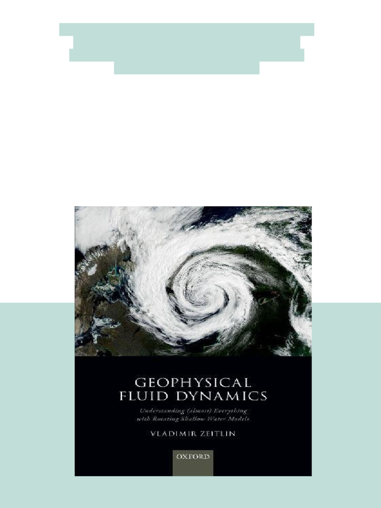 (Ebook) Geophysical fluid dynamics : understanding (almost) everything with rotating shallow ...