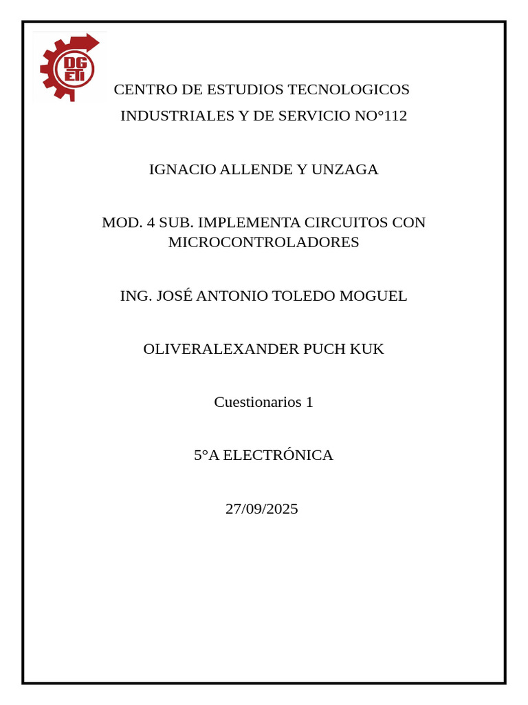 Fuerza Nuclear Debil | PDF | Microcontrolador | Unidad Central de ...