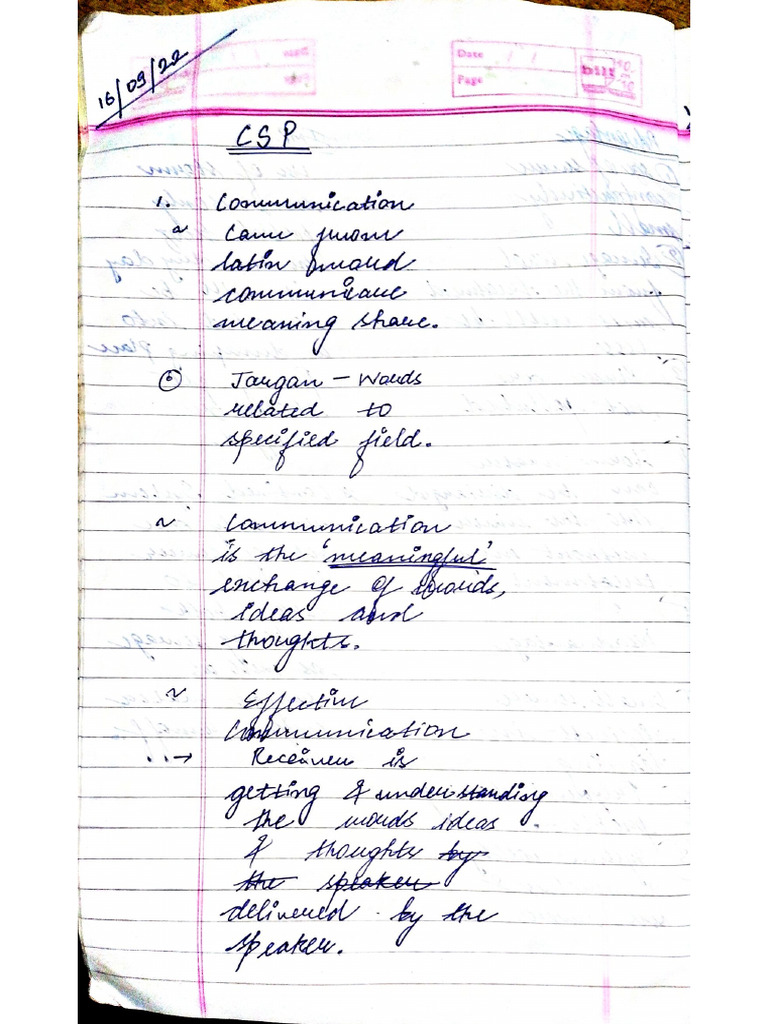 CSP Class Notes | PDF