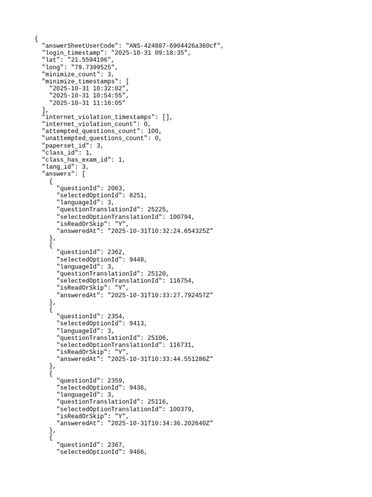 Exam Answer MH0393555 | PDF