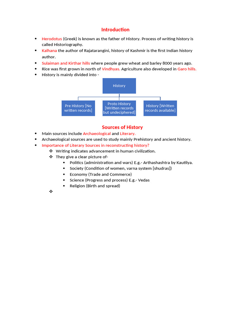 Overview of Historical Writing and Sources | PDF