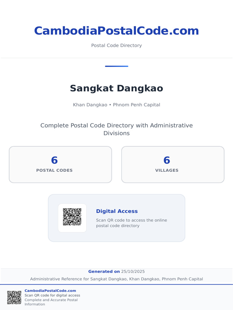 postal-codes-សង្កាត់ ដង្កោ | PDF