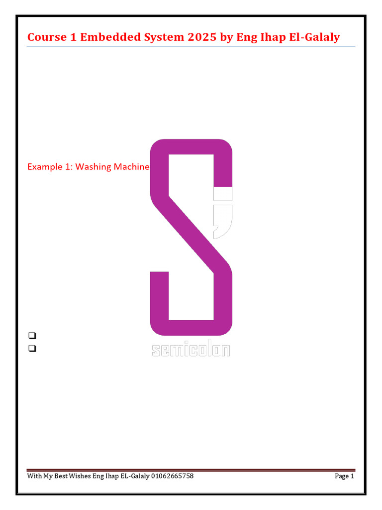 Course 1 Embedded | PDF | Embedded System | Integrated Circuit