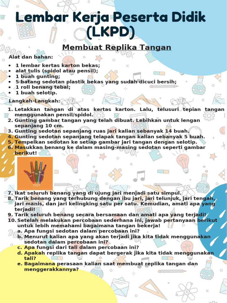 Cara Membuat Replika Tangan Sederhana | PDF