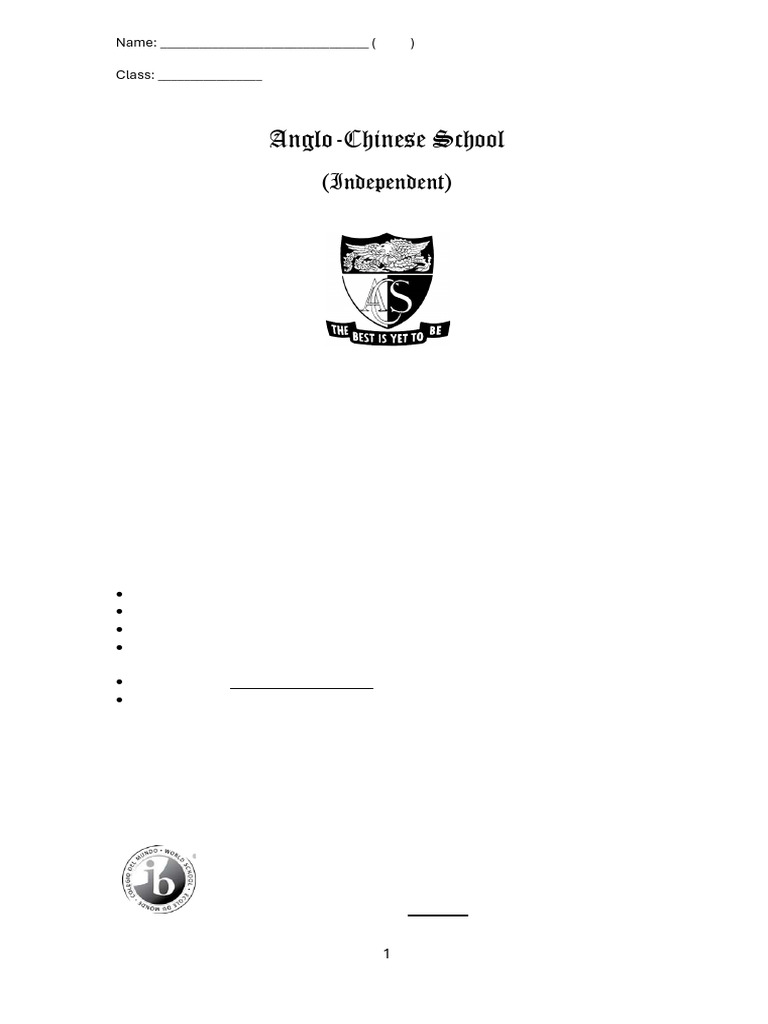 2025 O-Level History Exam Paper | PDF | Neville Chamberlain | World War II