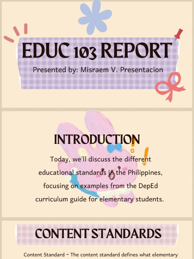 Educ 103 - Report | PDF