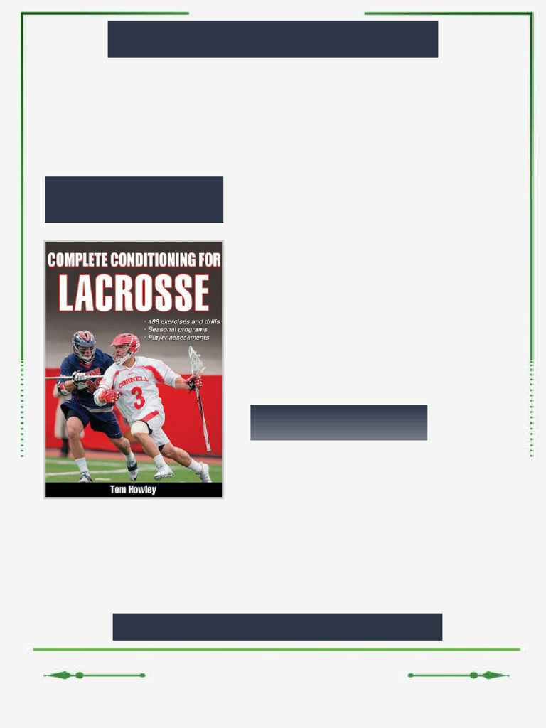 Complete conditioning for Lacrosse 1st Edition Thomas Howley full | PDF ...